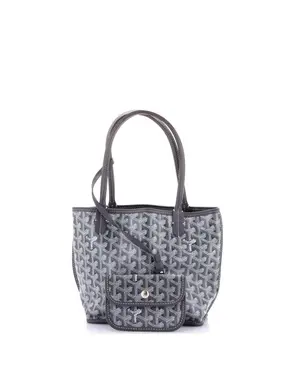 Goyard Anjou Reversible Tote Coated Canvas - Gray
