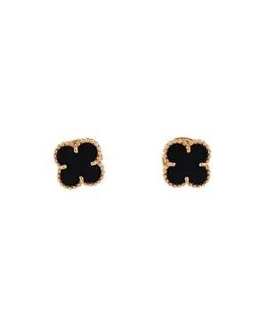 VAN CLEEF & ARPELS Sweet Alhambra Stud Earrings - Gold