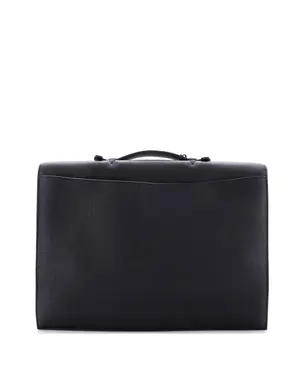 Hermès 41 Sac A Depeches Briefcase Togo - Black