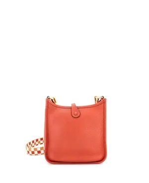 Hermès Tpm Evelyne Bag Gen Iii Clemence - Brown