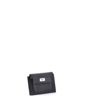 HERMES Kelly Pocket Compact Wallet Chevre Mysore