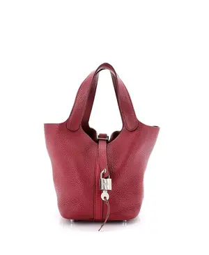 HERMES Pm Picotin Lock Bag Clemence