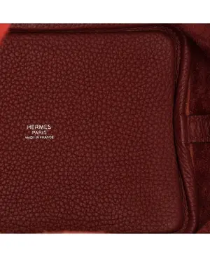 Hermès Pm Picotin Lock Bag Clemence - Red