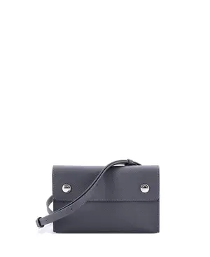 HERMES Double Snap Pochette Crossbody Epsom