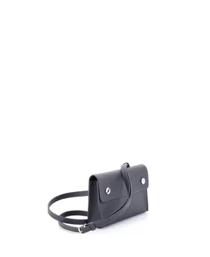 HERMES Double Snap Pochette Crossbody Epsom