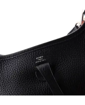 Hermès Tpm Evelyne Bag Gen Iii Clemence - Black