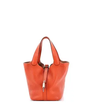 HERMES Pm Picotin Lock Bag Clemence