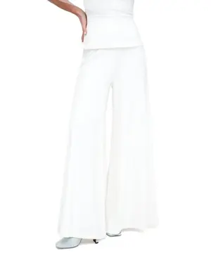 MARCELLA Georgia Wide Leg Trousers - Off White