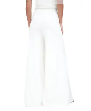 MARCELLA Georgia Wide Leg Trousers - Off White