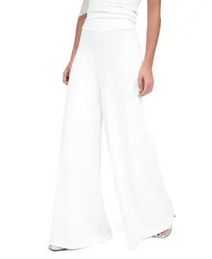 MARCELLA Georgia Wide Leg Trousers - Off White