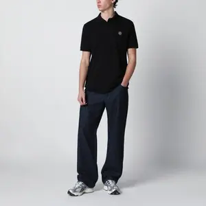 Stone Island Polo Shirt With Logo Patch