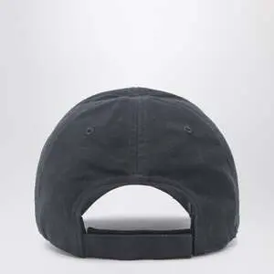 Balenciaga Washed-effect Cap With Masking Tape Motif