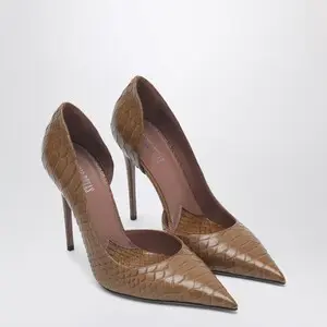 Paris Texas Vera 105 Python-effect Leather Pumps