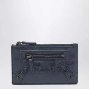Balenciaga Le City Long Card Holder And Coin Purse - Blue
