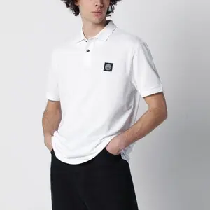 Stone Island Polo Shirt With Logo Patch