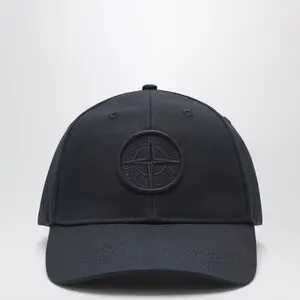 Stone Island Baseball Cap With Logo - Blue