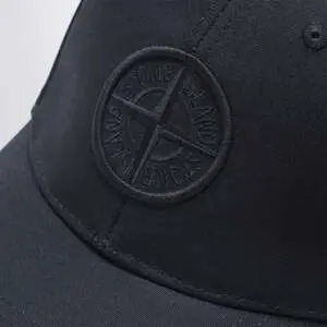 Stone Island Cotton Baseball Cap - Blue