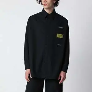 MAISON MARGIELA Wool-blend Shirt With Label Details
