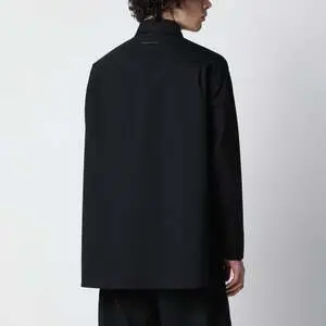 MAISON MARGIELA Wool-blend Shirt With Label Details