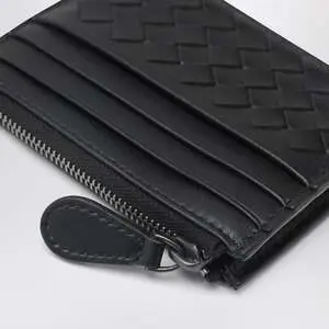 Bottega Veneta Intrecciato Zip Card Holder