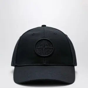 Stone Island Baseball Cap With Logo - Black