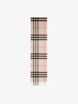 Burberry Mu Washed Giant Check Scarf - Bow Pink