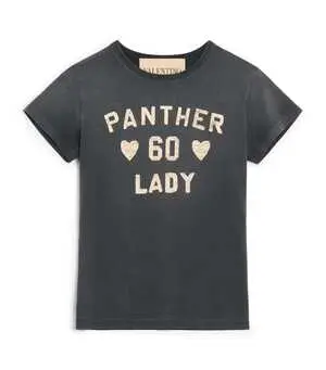 Valentino Garavani Printed Cotton T-shirt - Black