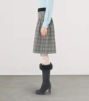 Valentino Garavani Virgin Wool Check Shorts