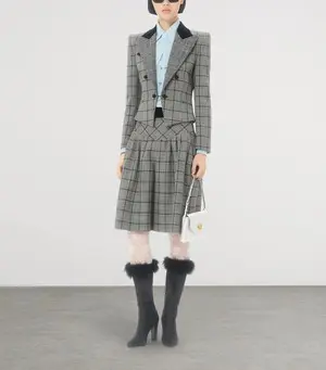 Valentino Garavani Virgin Wool Check Shorts