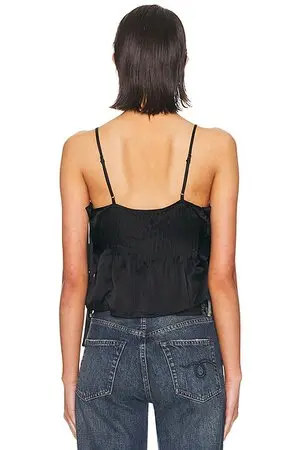 R13 Square Neck Ties Cami Top
