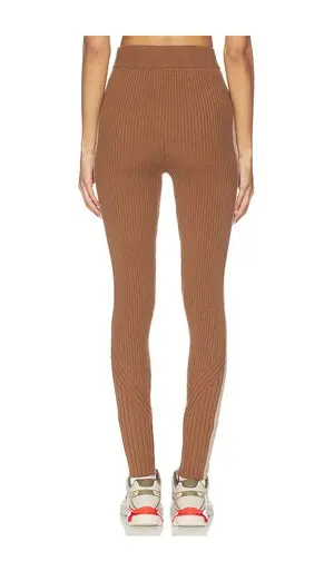Varley Aiden Knit Legging In Brown