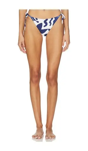 VITAMIN A Bella Tie Side Bikini Bottom - Night Flower