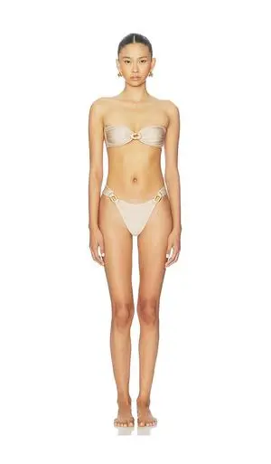 SHANI SHEMER Juliette Bikini Bottom - Champagne