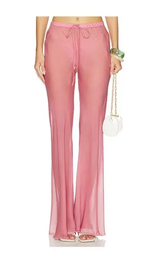 SHANI SHEMER Kairo Wide Leg Pants - Dusty Rose