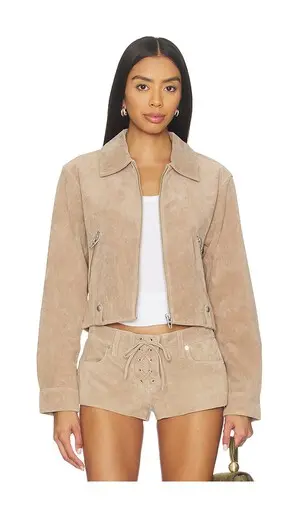 Blanknyc Cropped Leather Jacket
