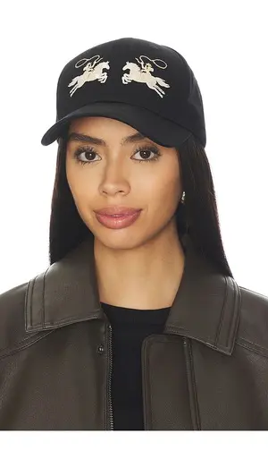 UNDERSTATED LEATHER Logo Embroidered Baseball Cap - Black