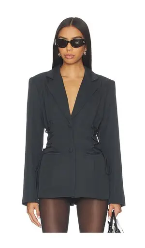 Superdown Jennifer Lace Up Blazer