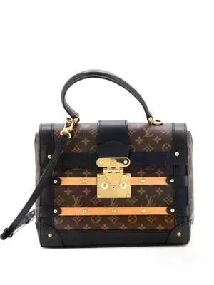 LOUIS VUITTON Trianon Handbag Monogram Canvas Pm - Brown