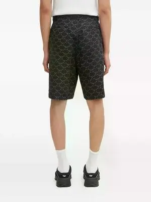 A BATHING APE College Monogram Denim Shorts