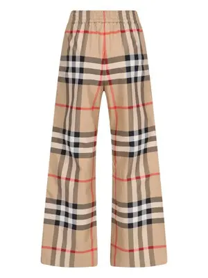 Burberry Vintage Check Wide Leg Pants