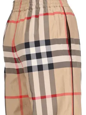 Burberry Vintage Check Wide Leg Pants