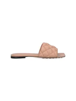 Bottega Veneta Padded Flat Sandals - Pink