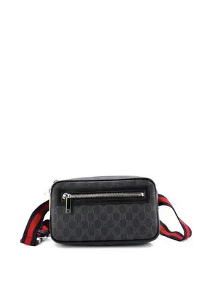 Gucci Web Zip Gg Coated Canvas Small Belt Bag