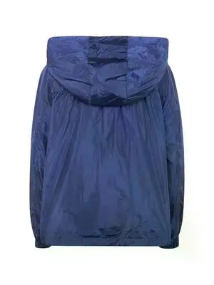 SEMICOUTURE Hooded Zip-up Jacket - Blue