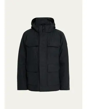 Canada Goose Maitland Canvas Parka - Black