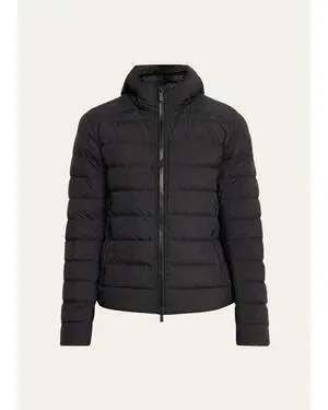 Canada Goose Crofton Packable Quilted Hoodie - Black