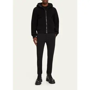 Canada Goose Chilliwack Fleece Hooded Bomber Jacket - Black