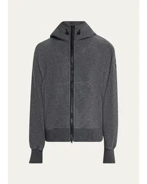 Canada Goose Chilliwack Fleece Hooded Bomber Jacket - Quarry Gre