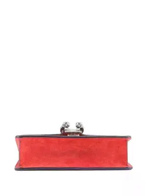 Gucci Dionysus Small Shoulder Bag Gg Coated Canvas With Crystal Embellished Metal - Brown