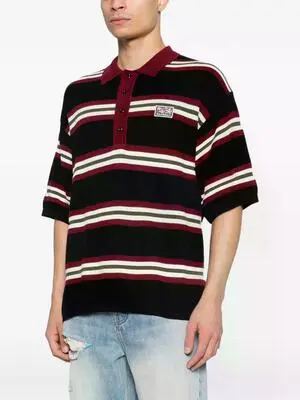 NAHMIAS Striped Polo Shirt